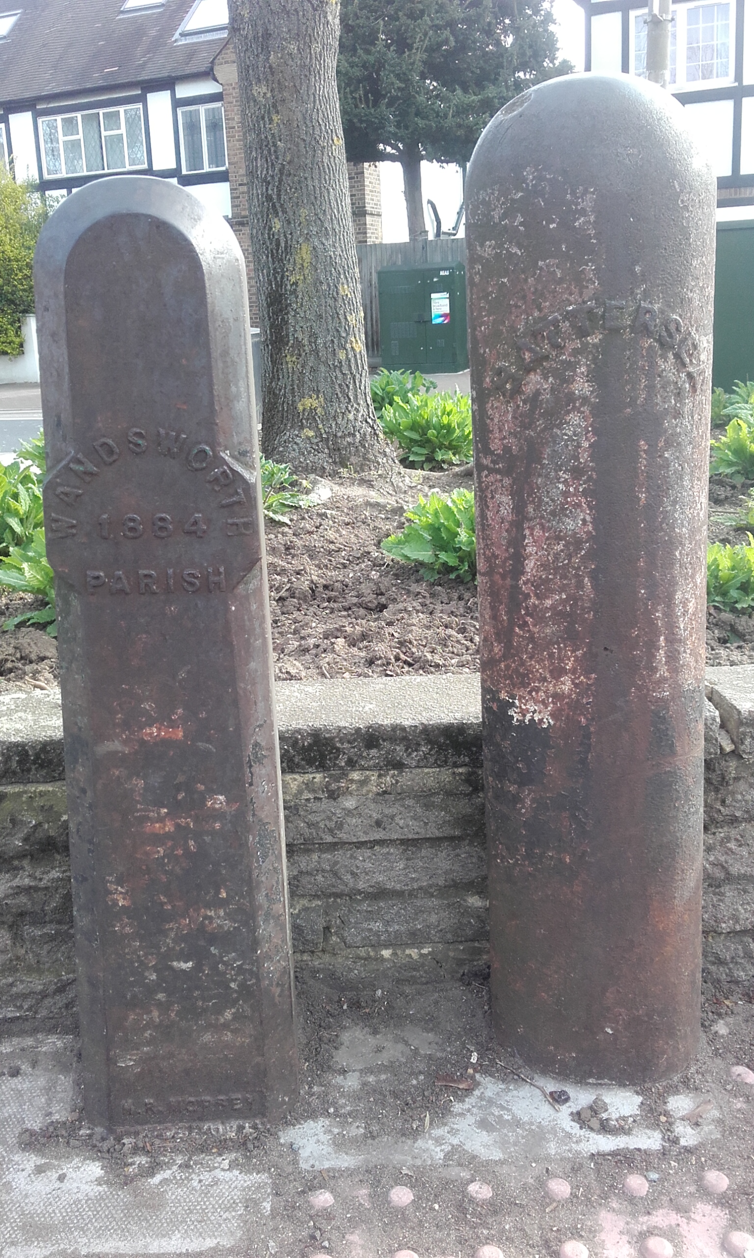 Parish Boundary Posts,Junction of Trinity Road and St James Drive ...
