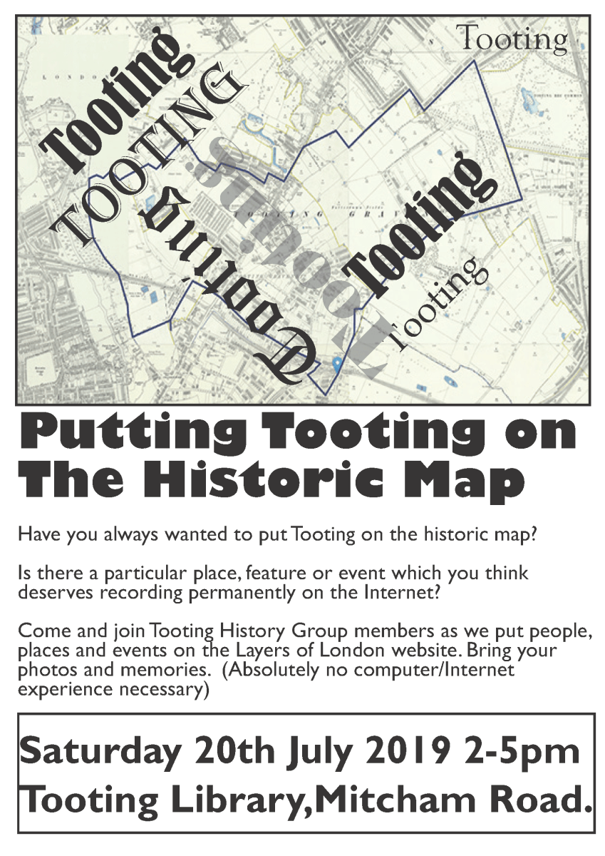 Putting Tooting On The Historic Map « Tooting History Group